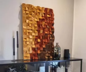 Wandbild aus Holz selber machen