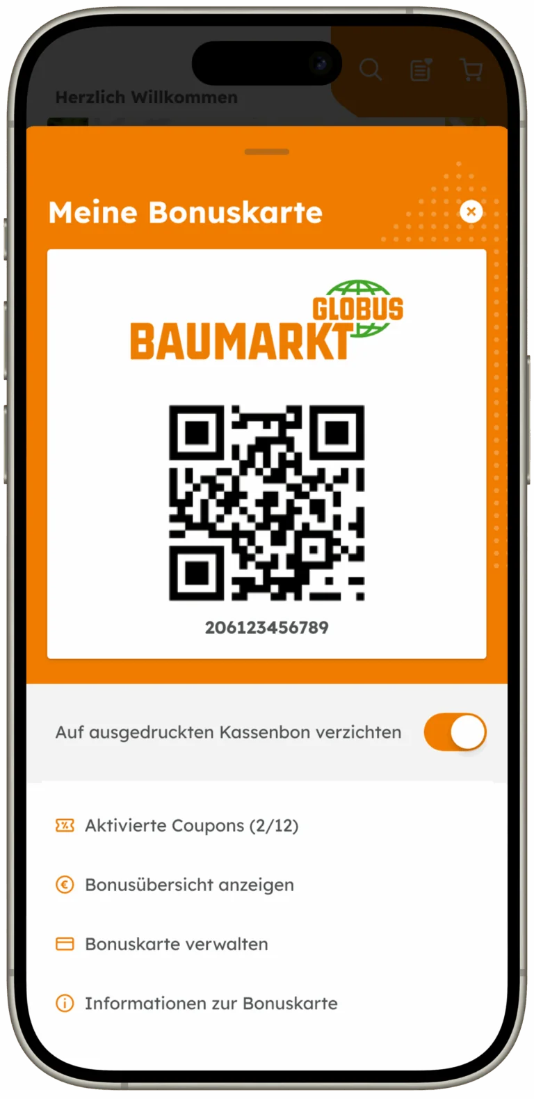 Unsere Bonuskarte | GLOBUS BAUMARKT