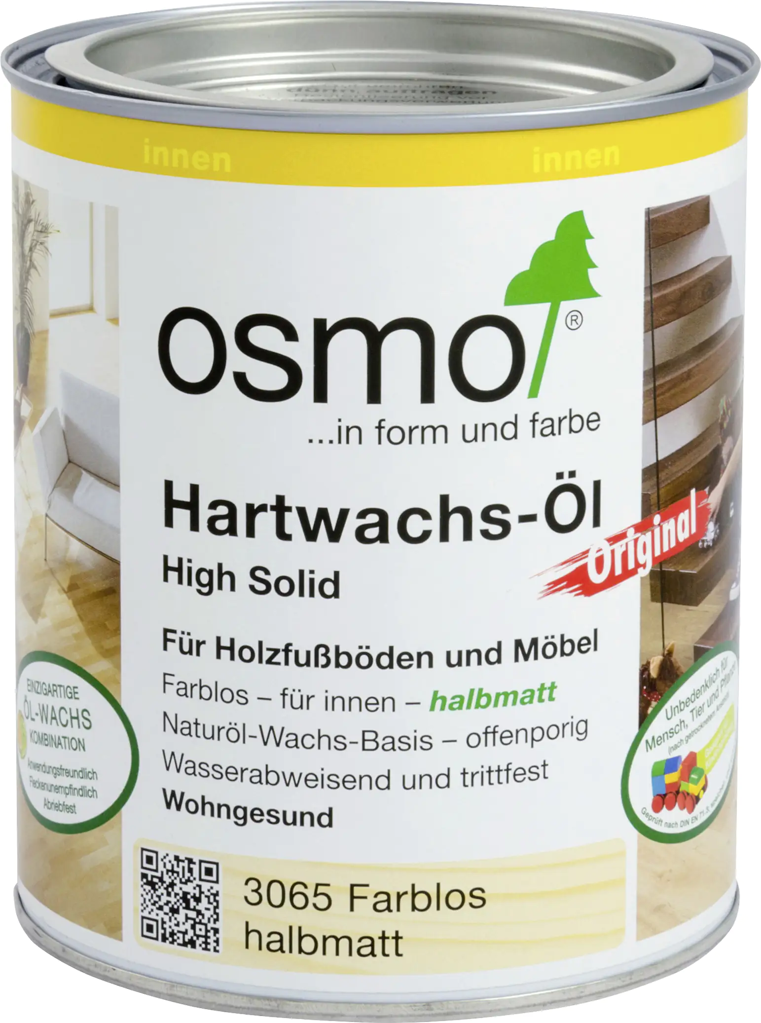 Osmo Hartwachs-Öl Original 750 ml farblos halbmatt kaufen | Globus Baumarkt