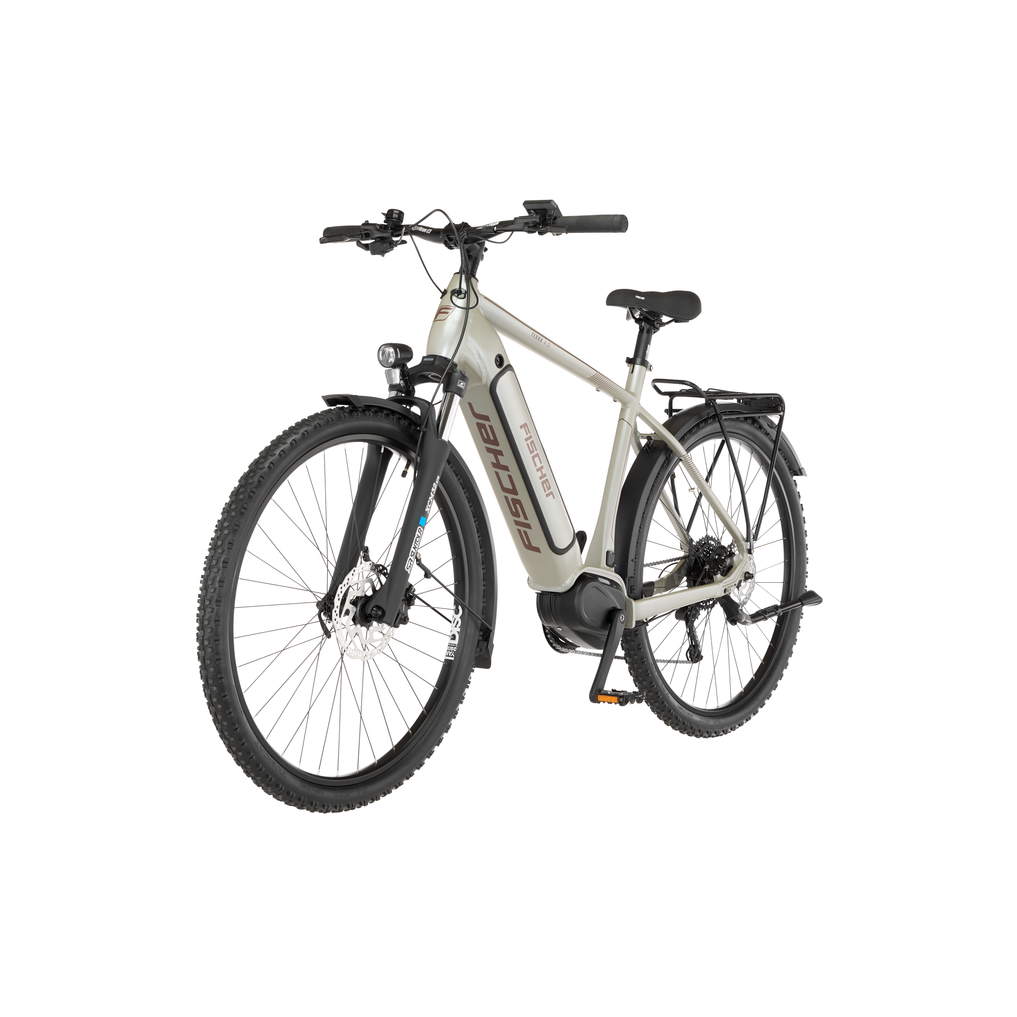 Fischer E-Bike ATB Terra 4.0i 29 Zoll RH 55cm 10-Gang 630 Wh greige ...