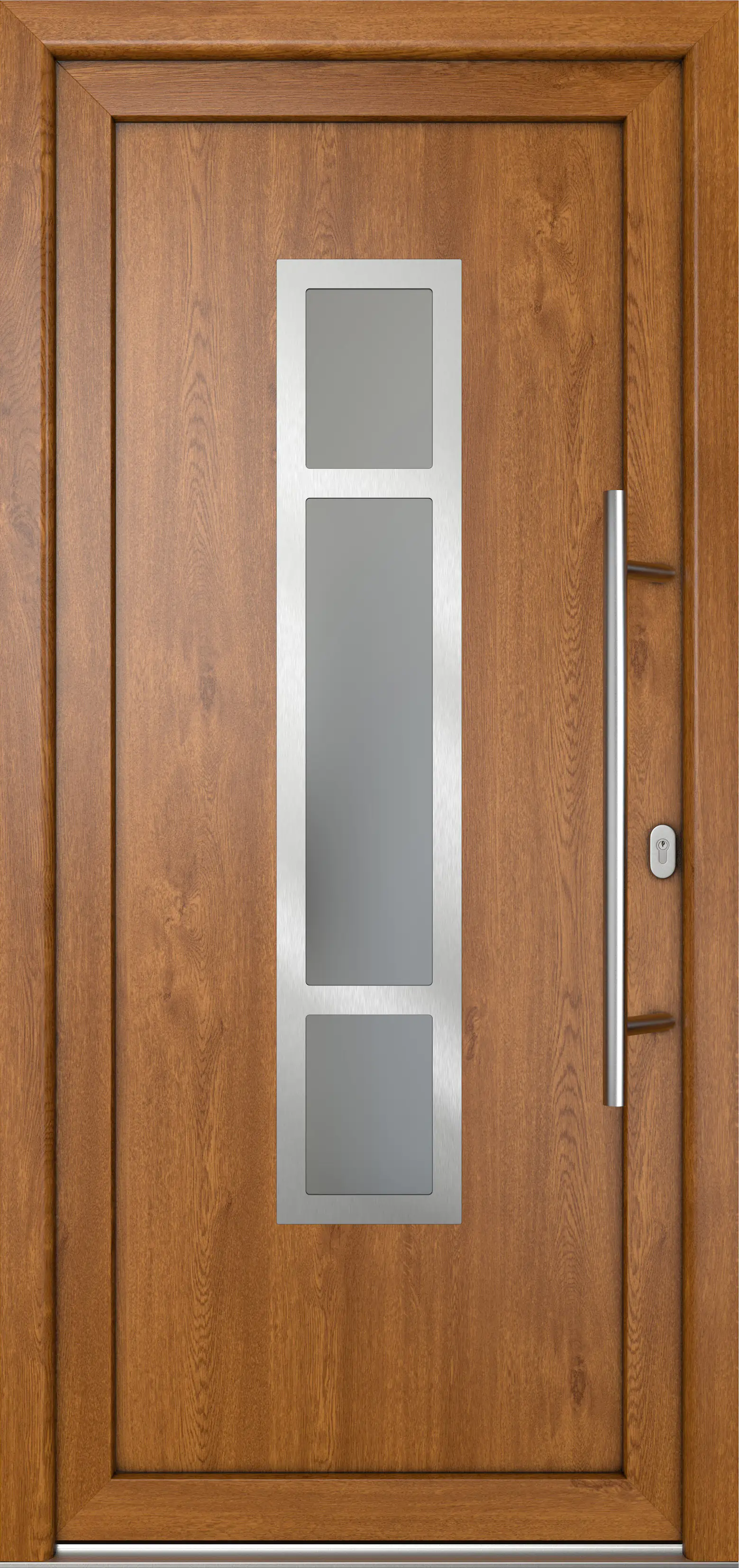 Meeth Haustür Signum Pro PVC Modell 87 98 x 200 cm DIN Rechts weiß ...