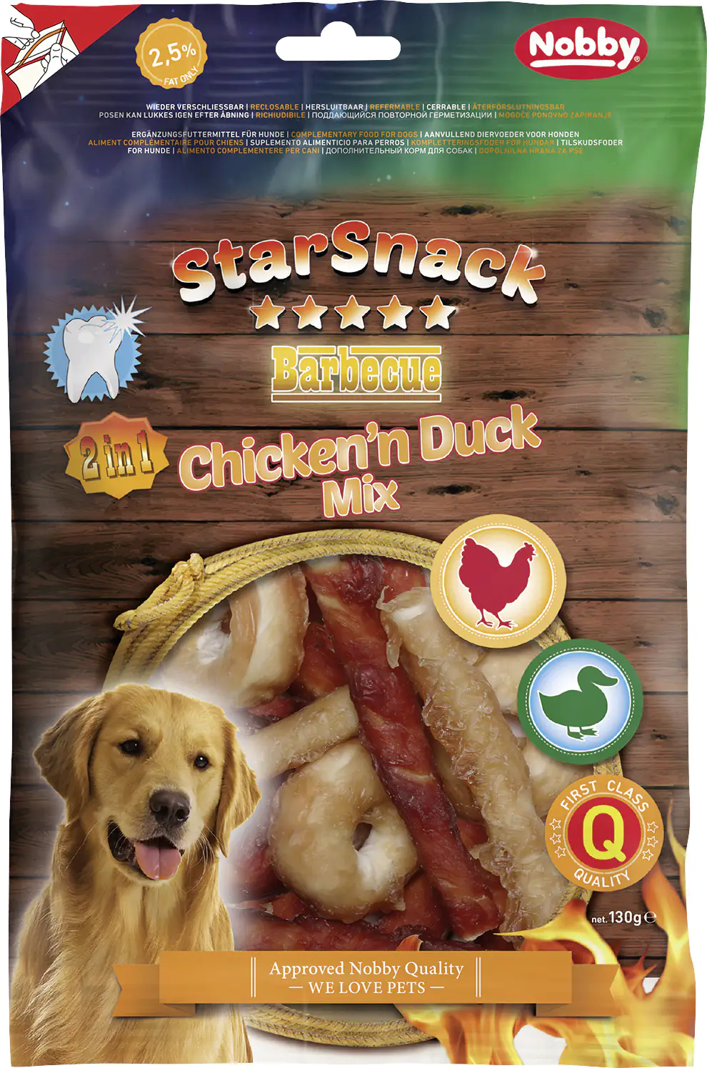 Nobby StarSnack Barbecue Chicken'n Duck MIX ca. 130 g kaufen | Globus ...