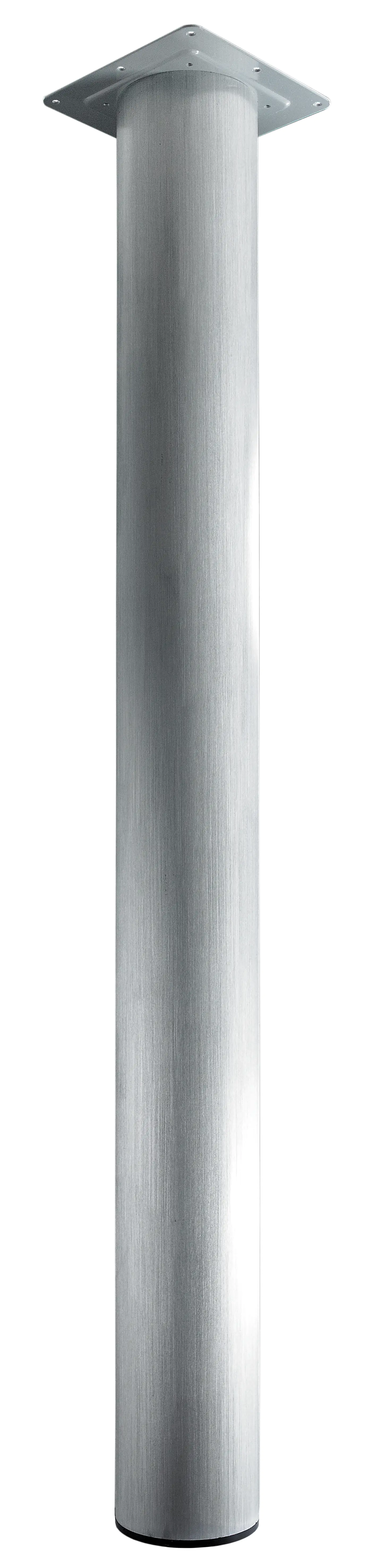 Hettich XXL - Design Tischbein rund Aluminium 1100-1140 mm 110 x 1100 ...