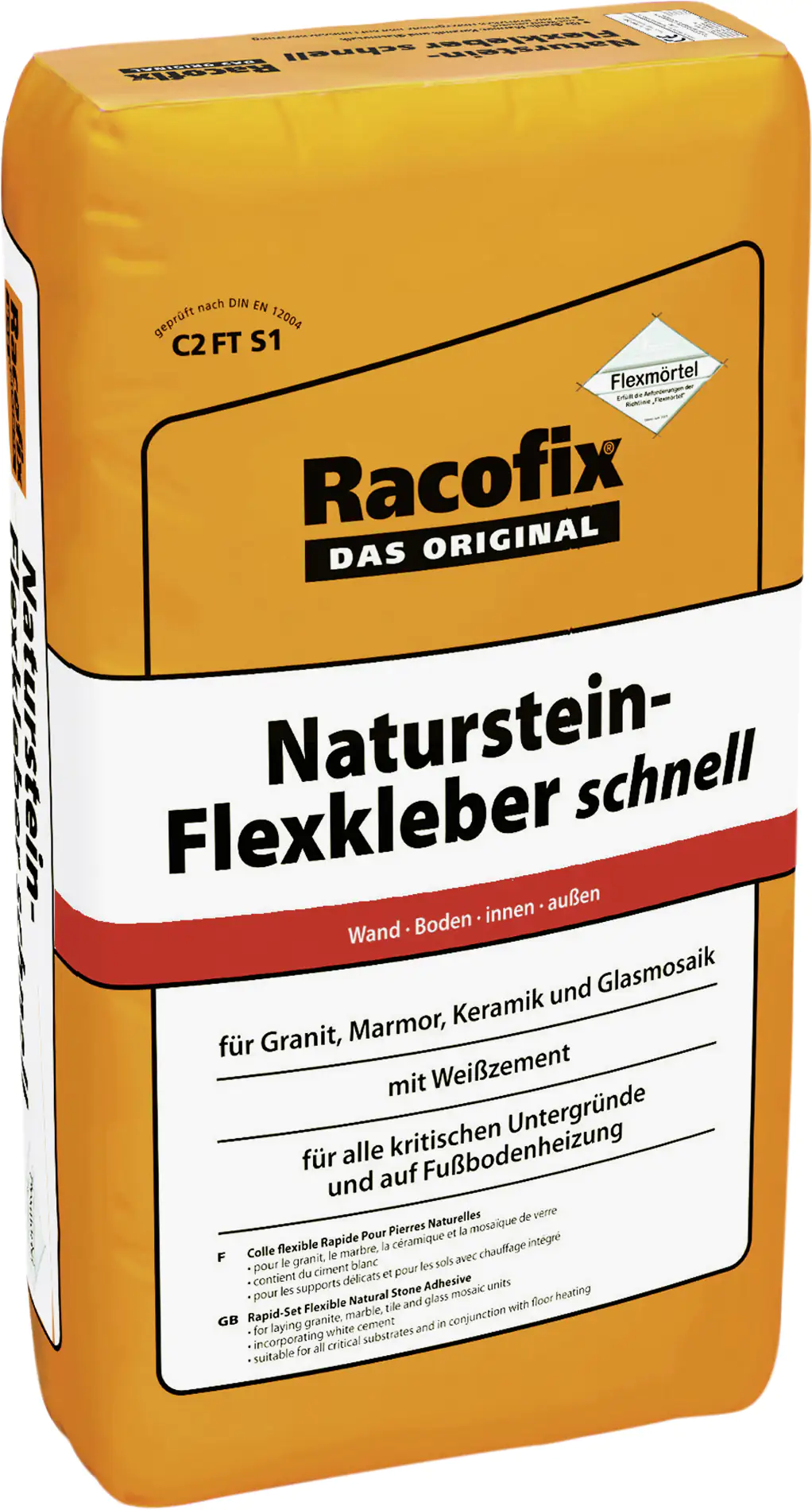 Racofix Flexkleber Naturstein Schnell 23 kg kaufen | Globus Baumarkt