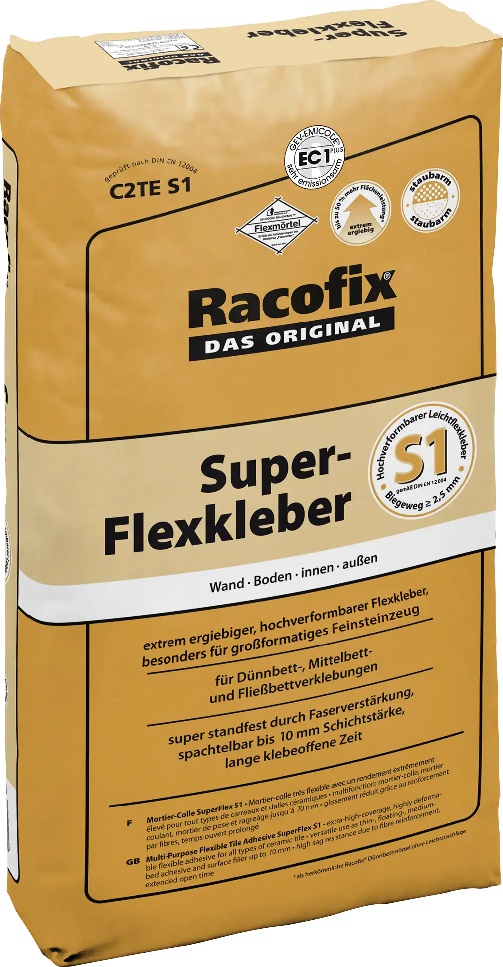 Racofix Super-Flexkleber S1 15 kg kaufen | Globus Baumarkt