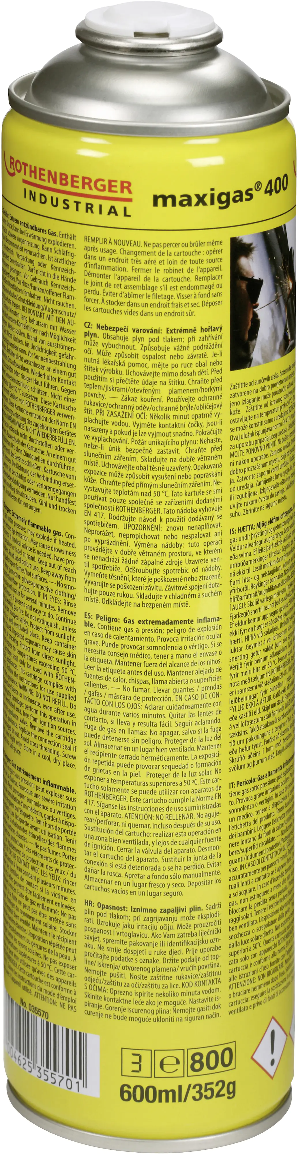 Rothenberger Maxigas 400 - 600 ml kaufen | Globus Baumarkt