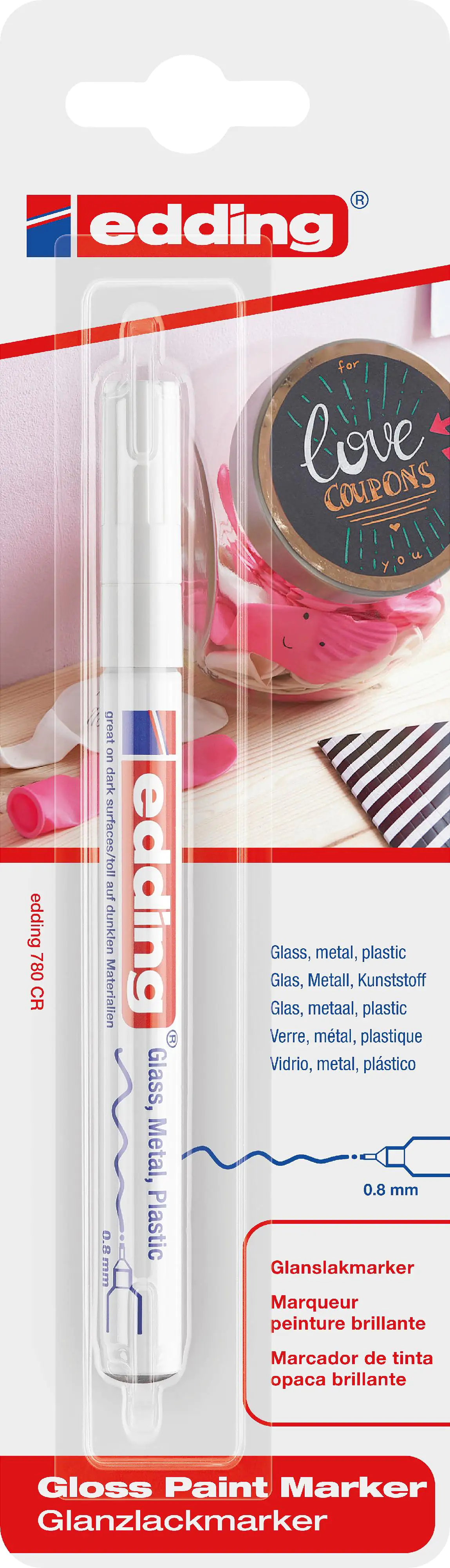 edding 780 Glanzlackmarker weiß kaufen | Globus Baumarkt
