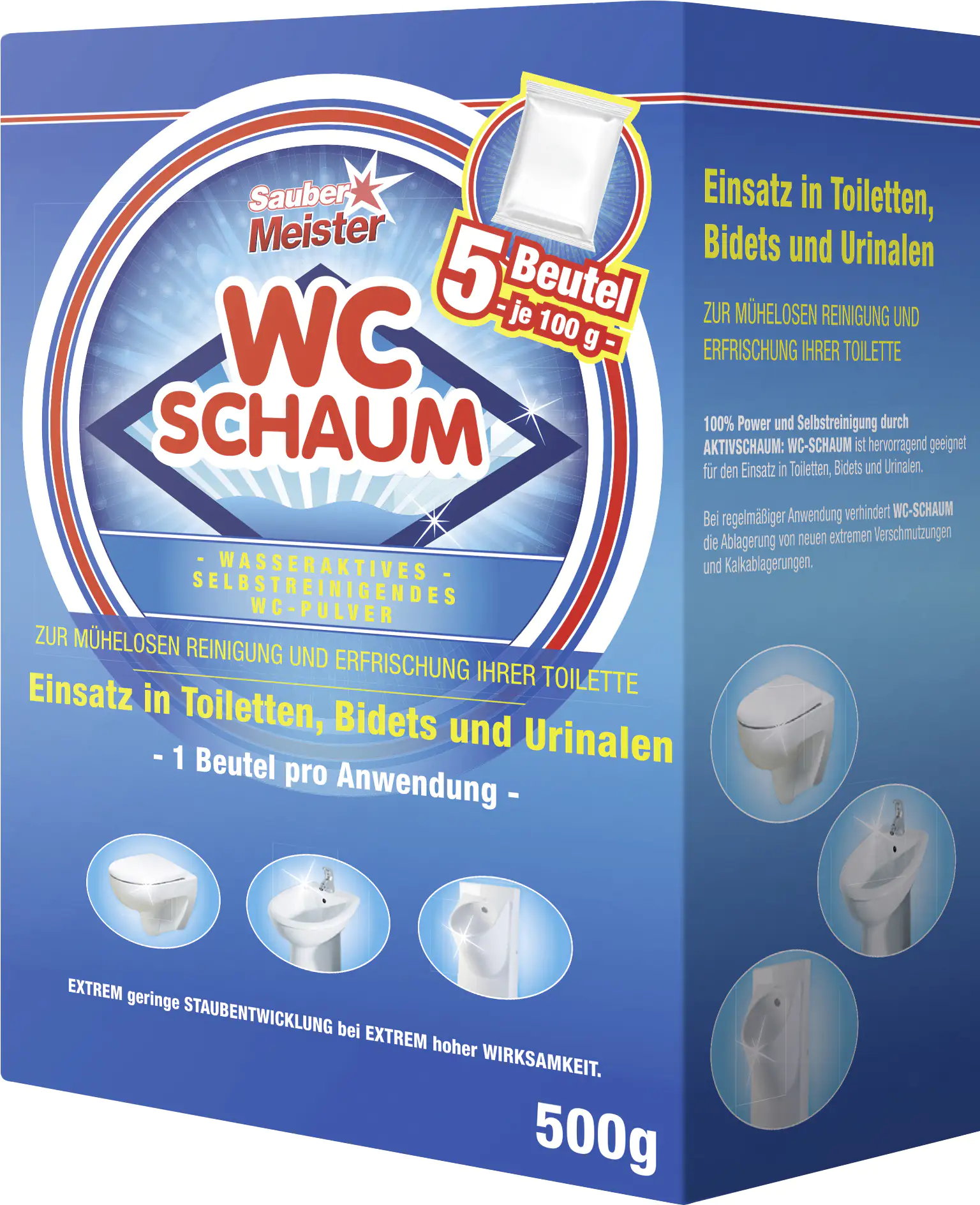 Broszio Sauber Meister WC-Reinigungsschaum 5 x 100 g kaufen | Globus ...