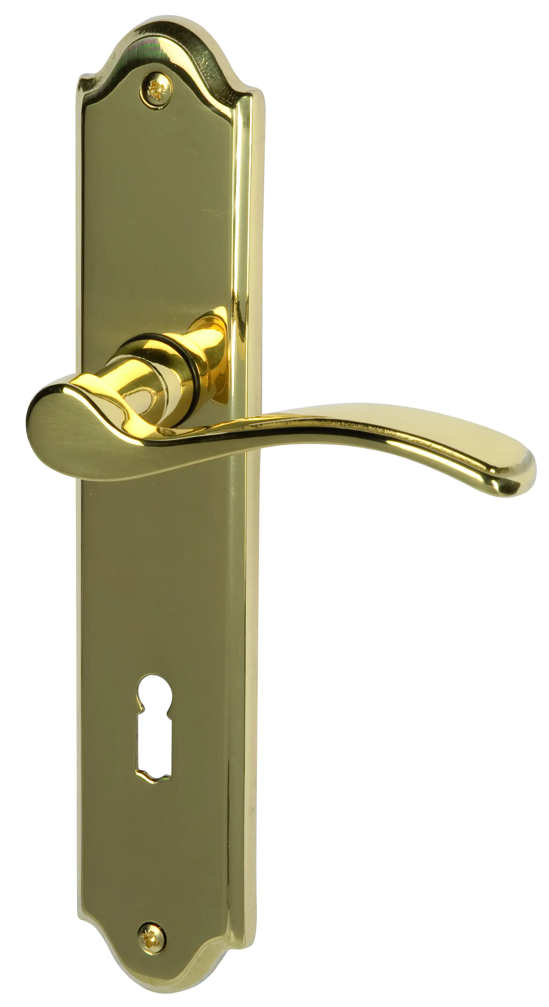 Alpertec BB-Langschildgarnitur Lori Messing gold abgerundet kaufen ...