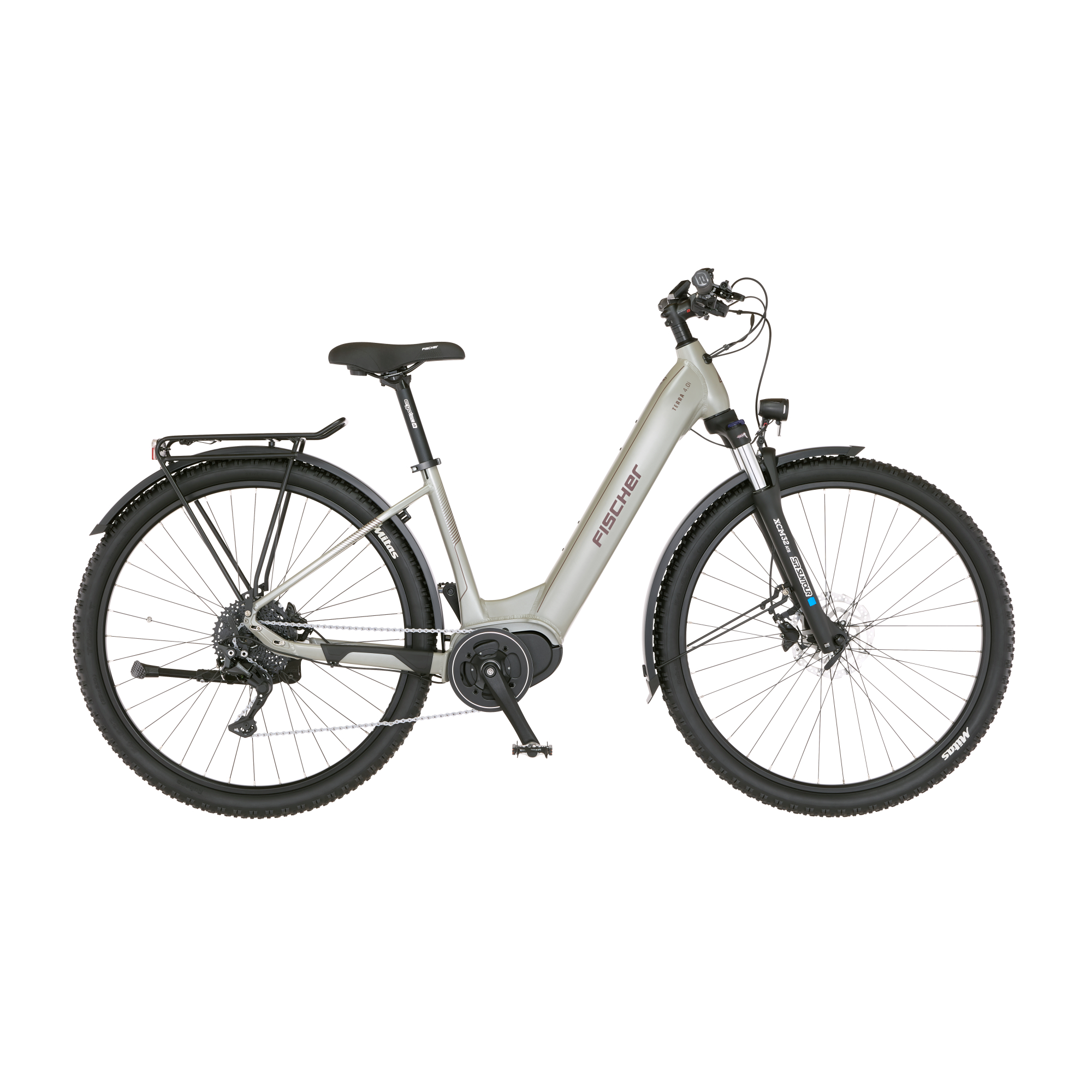 Fischer E-Bike ATB Terra 4.0i 29 Zoll RH 43cm 10-Gang 630 Wh greige ...