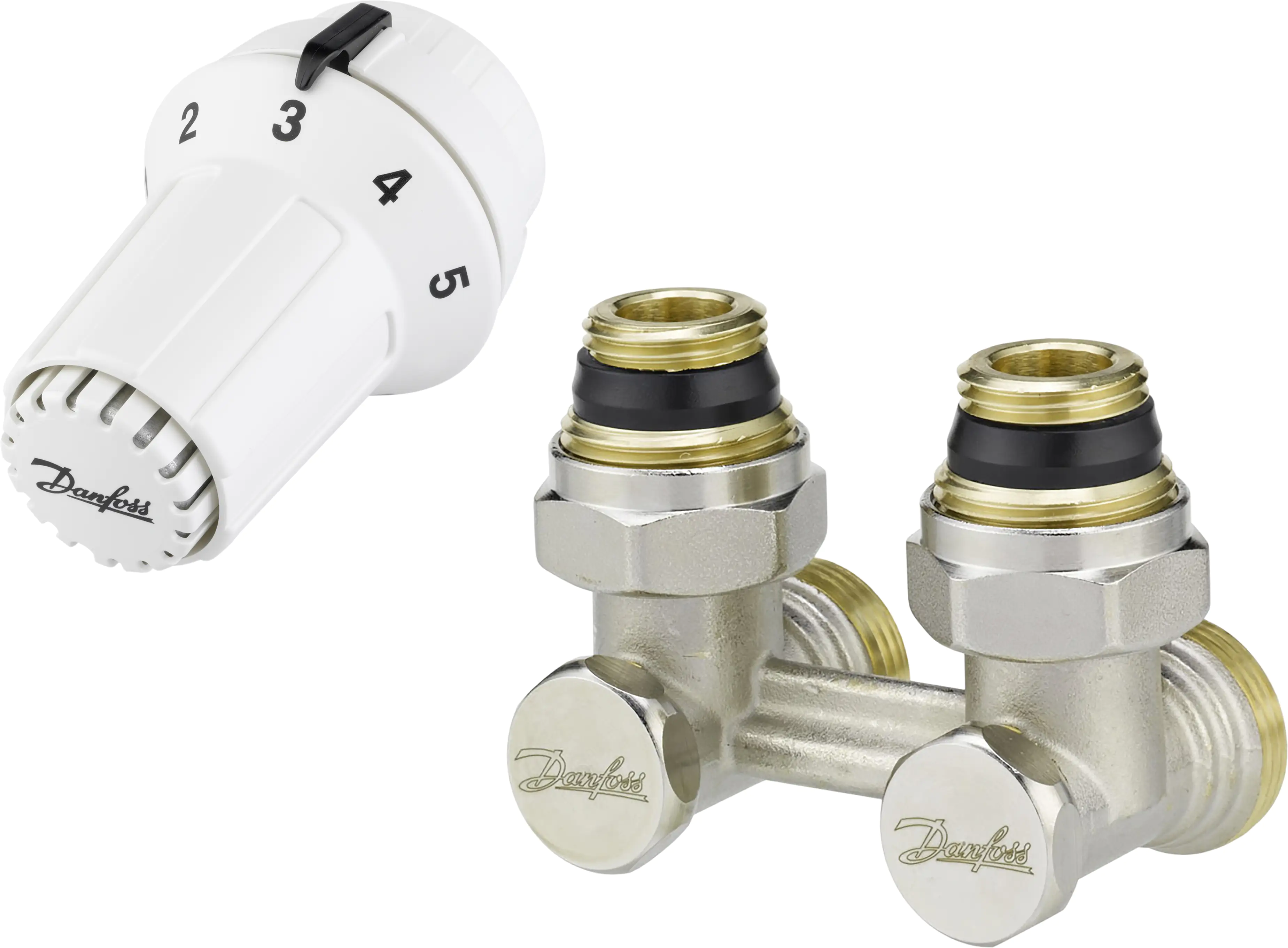 Danfoss Thermostat-Set Hahnblock Home RAS-C RLV-KS 1/2" Eckform kaufen | Globus Baumarkt