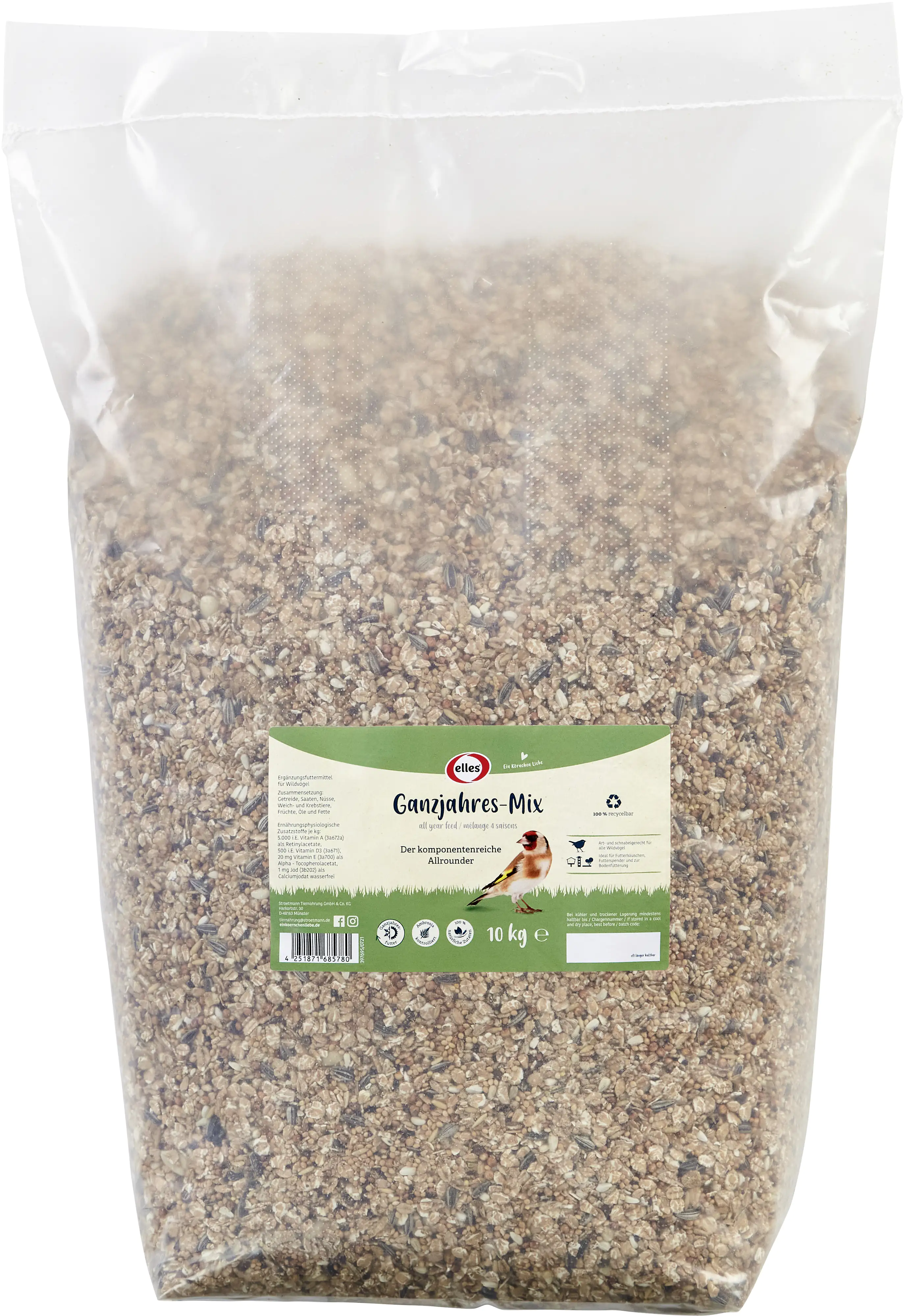 Elles Wildvogelfutter Ganzjahres-Mix 10 kg kaufen | Globus Baumarkt Elles Wildvogelfutter Ganzjahres-Mix 10 kg kaufen | Globus Baumarkt