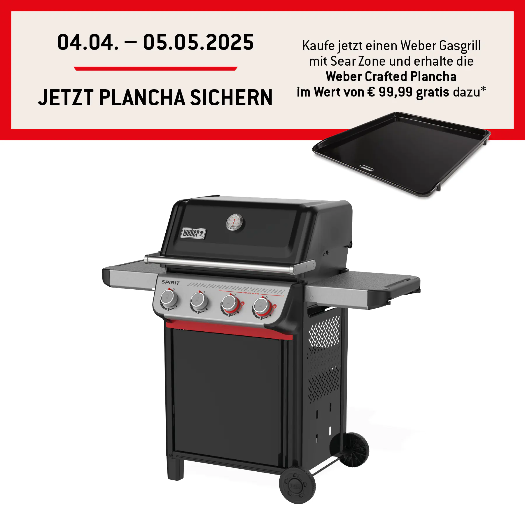 Weber Gasgrill Spirit E425 Grillfläche: 62 x 44 cm kaufen | Globus Baumarkt