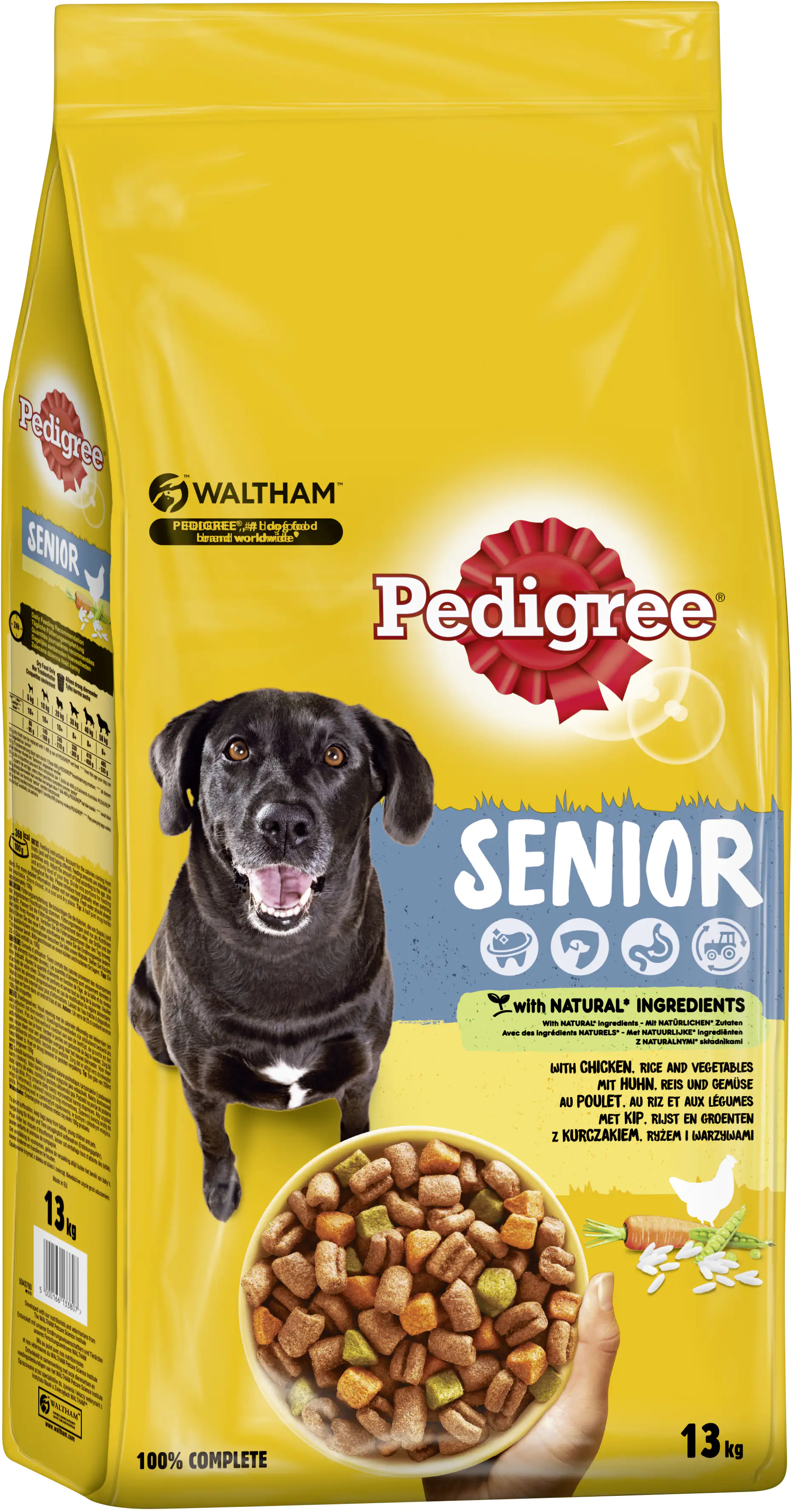 Pedigree Senior mit Huhn, Reis & Gemüse Hundefutter 13kg kaufen ...