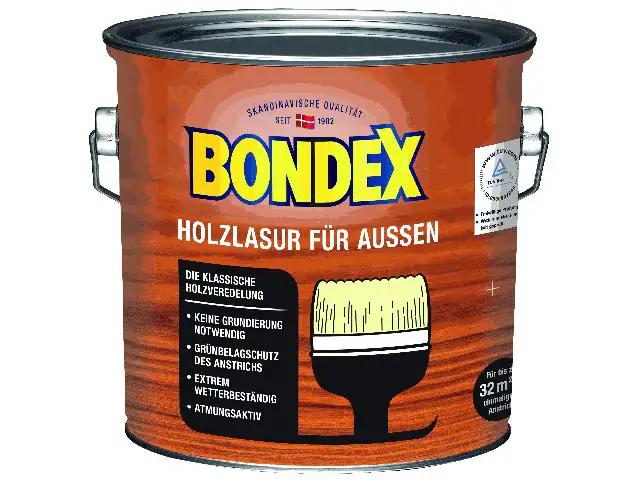 Bondex Dauerschutz Lasur 2,5 L grau kaufen | Globus Baumarkt
