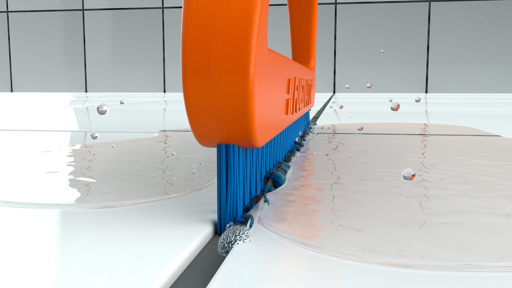 Fuginator Fugenbürste Classic Kunststoff orange/blau kaufen | Globus ...