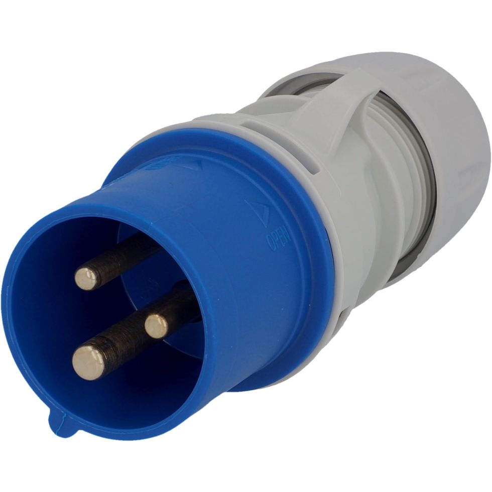 PCE Caravan-CEE-Stecker 3-polig 16A blau kaufen | Globus Baumarkt