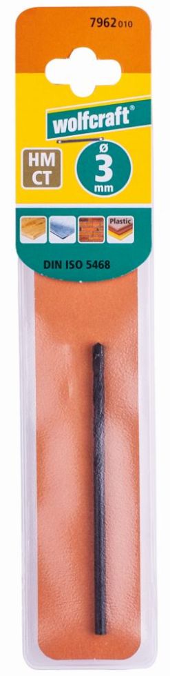Wolfcraft Universalbohrer HM 7962010 Ø 3 mm Rundschaft kaufen | Globus ...
