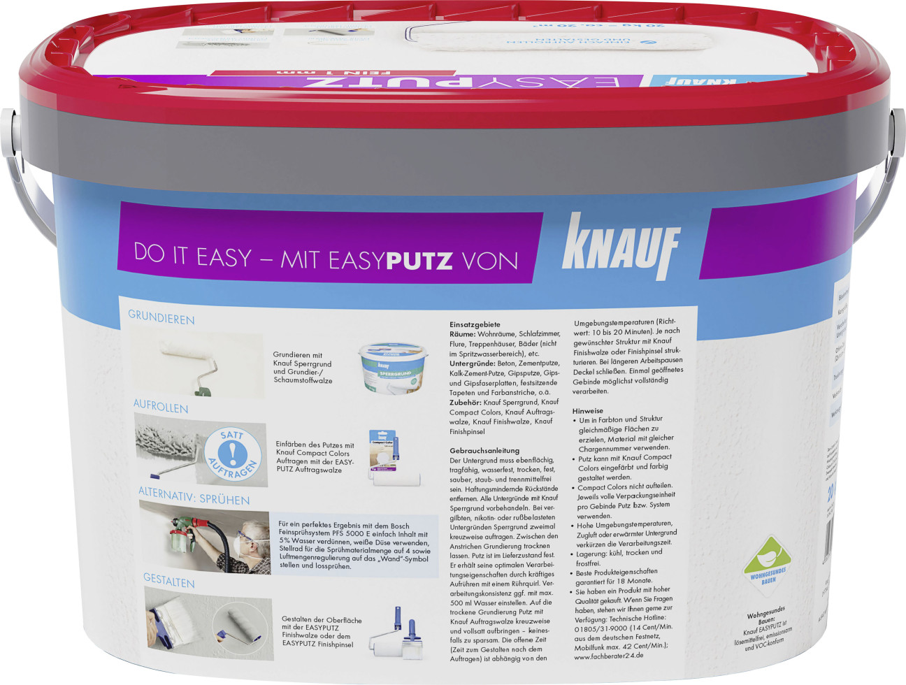 Knauf Easyputz Deckt Nicht