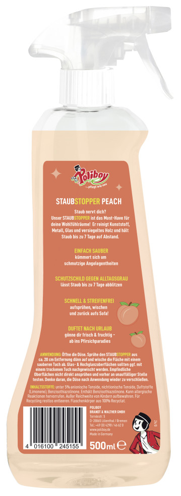Poliboy Staubstopper Spray Pfirsich 500 ml kaufen | Globus Baumarkt