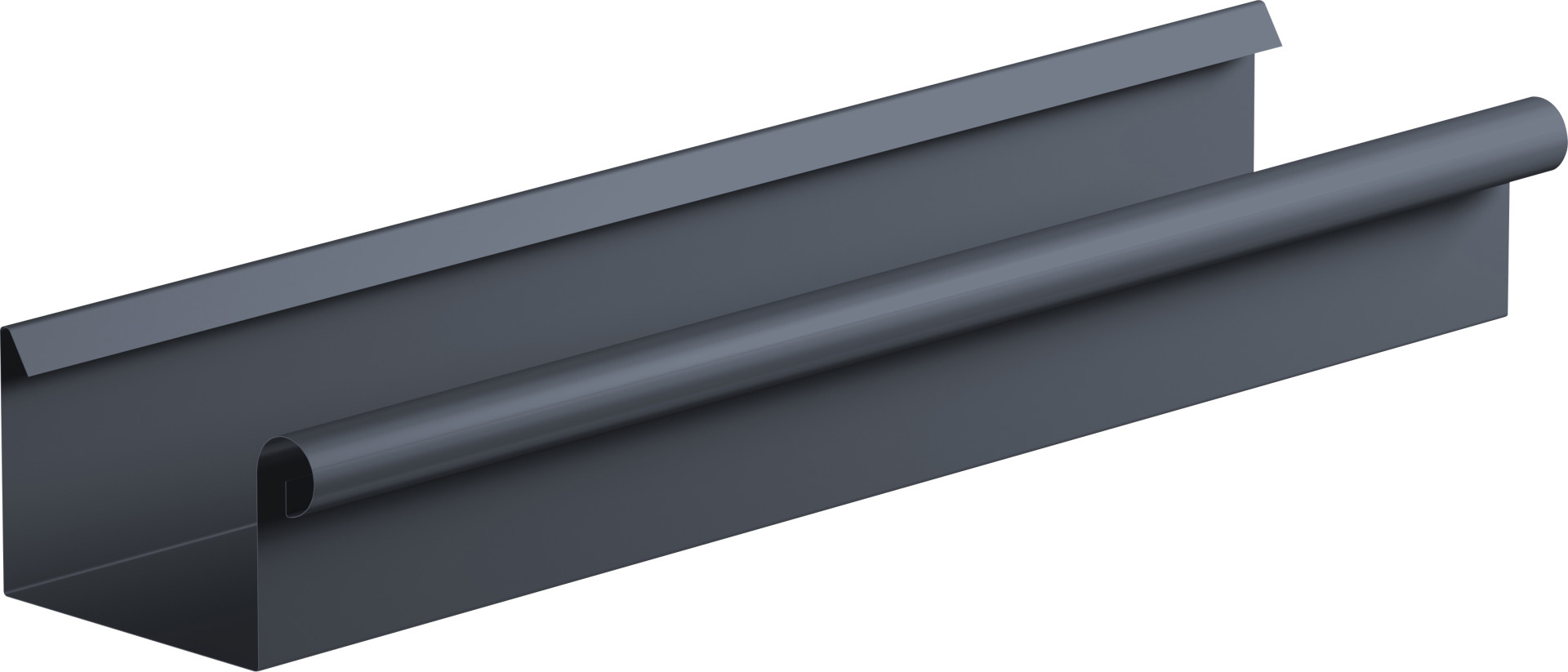 Sarei Alu-Kastenrinne RG 70, 2 m anthrazit kaufen | Globus Baumarkt