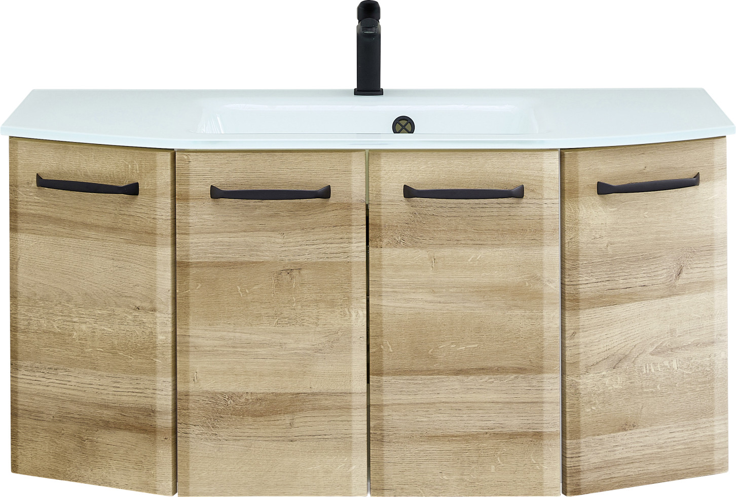 Pelipal Badmöbel-Set Aachen Riviera Eiche 112 cm kaufen | Globus Baumarkt