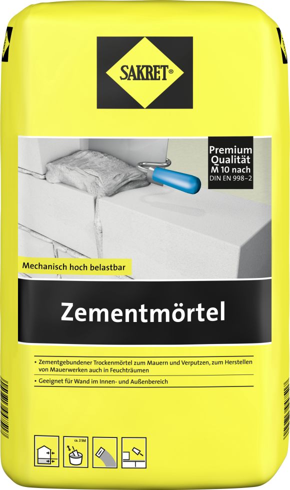 SAKRET Zementmörtel 25 kg Sack kaufen | Globus Baumarkt