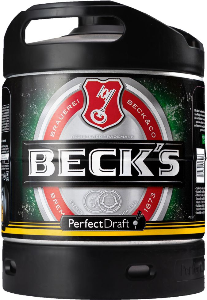 Becks Pils Bier 1x 6 l Fass für Perfect Draft Bierzapfanlage kaufen ...