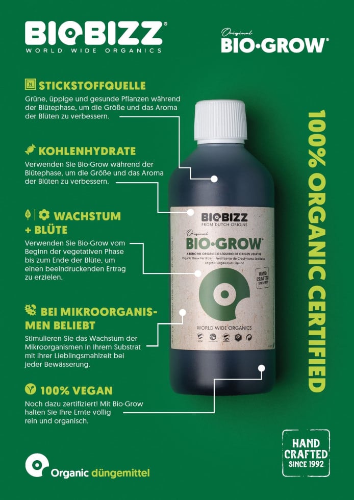 BioBizz Grow Dünger Bio-Grow 1 L kaufen | Globus Baumarkt