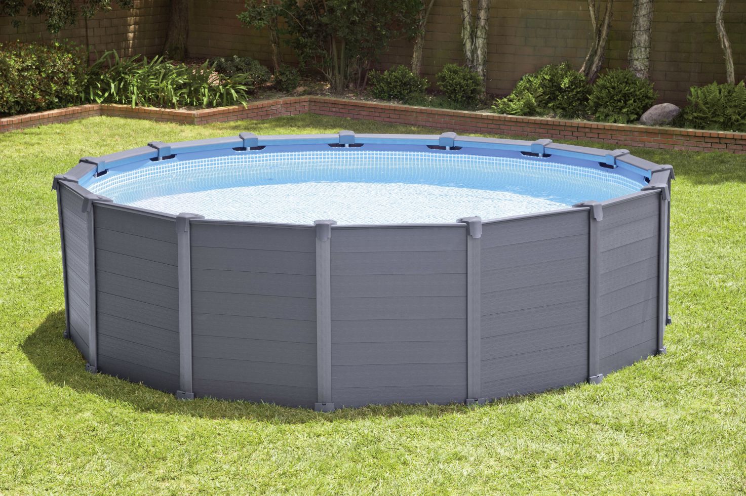Intex Frame Pool Set Graphit Ø 478 x 124 cm kaufen | Globus Baumarkt