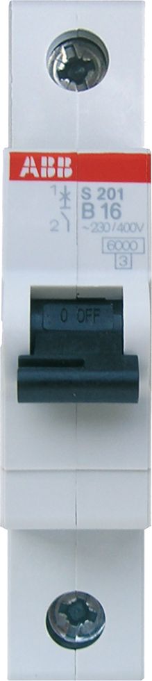 ABB Leitungsschutzschalter B16 16A, 1-polig, S201-B16 kaufen | Globus Baumarkt