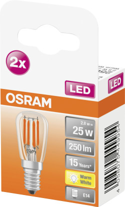 Osram LED Kühlschranklampe Special T26 25 E14 2,8W warmweiß, klar kaufen | Globus Baumarkt
