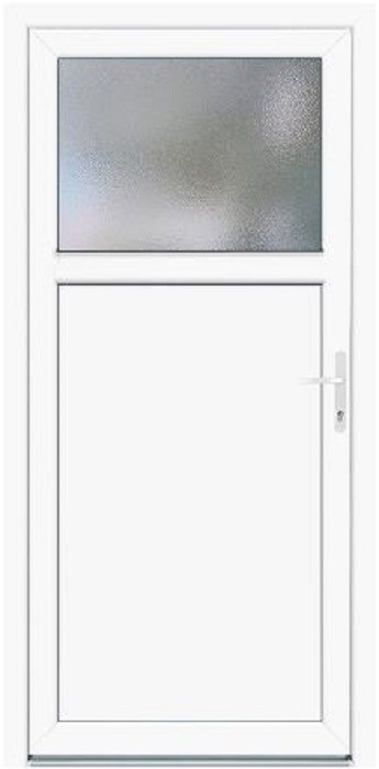 Panto Nebeneingangstür Kunststoff Modell K201-ESG 98 x 198 cm DIN rechts weiß kaufen | Globus ...