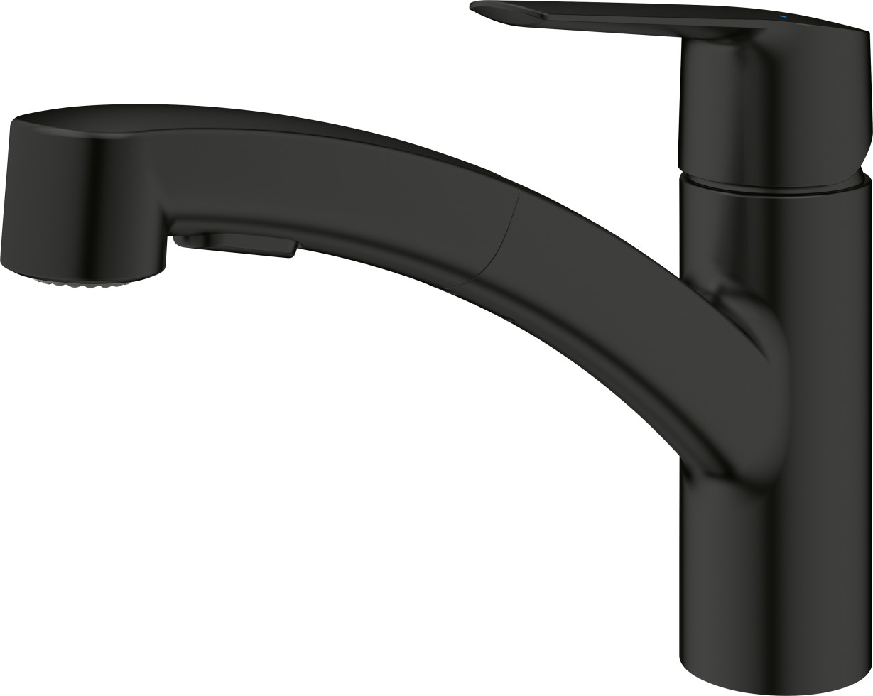 Kuchenarmatur Schwarz Grohe