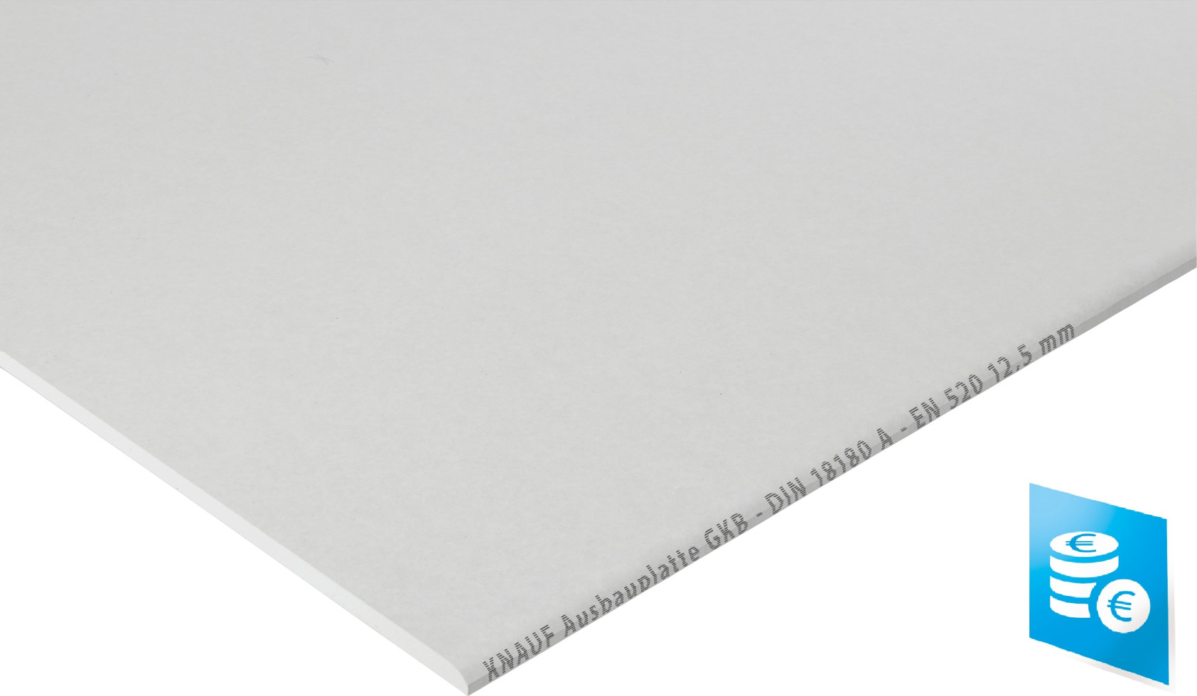 Knauf Gipskarton-Bauplatte GKB 250 x 125 cm 12,5 mm kaufen | Globus Baumarkt