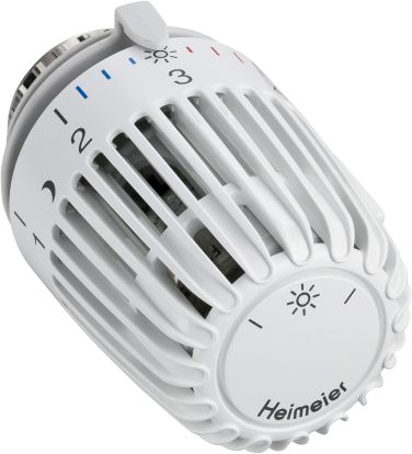 Heimeier Thermostatkopf Typ K fester Fühler, M30 Anschluss, weiß kaufen | Globus Baumarkt