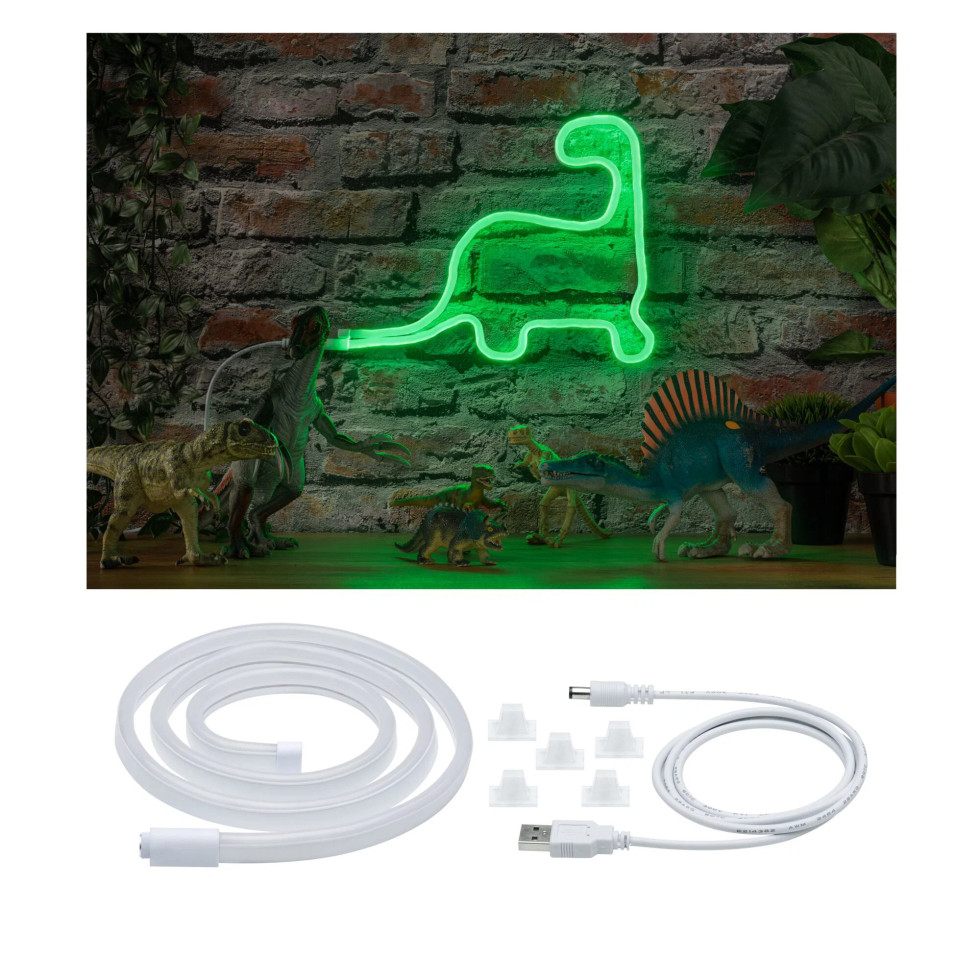 Paulmann LED-Streifen Neon Colorflex Kleeblatt 1 m 4,5 W grün kaufen ...