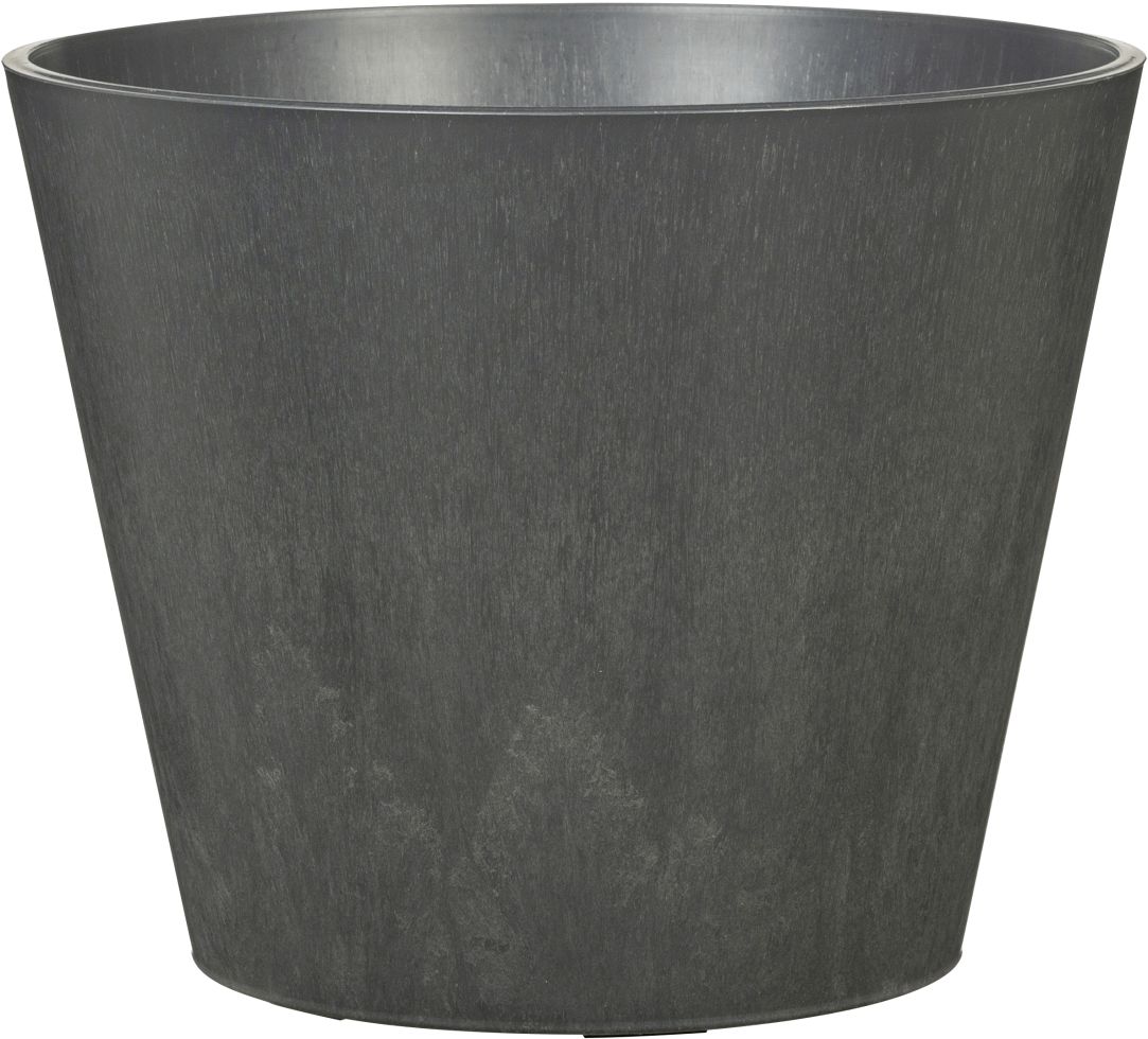 Scheurich Pflanzgefäß Purista Ø 30 x 24,2 cm anthrazit-carbon kaufen | Globus Baumarkt