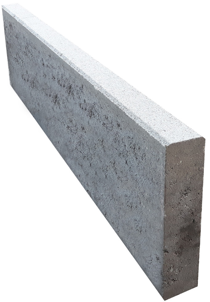 EHL Randstein Form C 100 x 25 x 6 cm grau kaufen | Globus Baumarkt