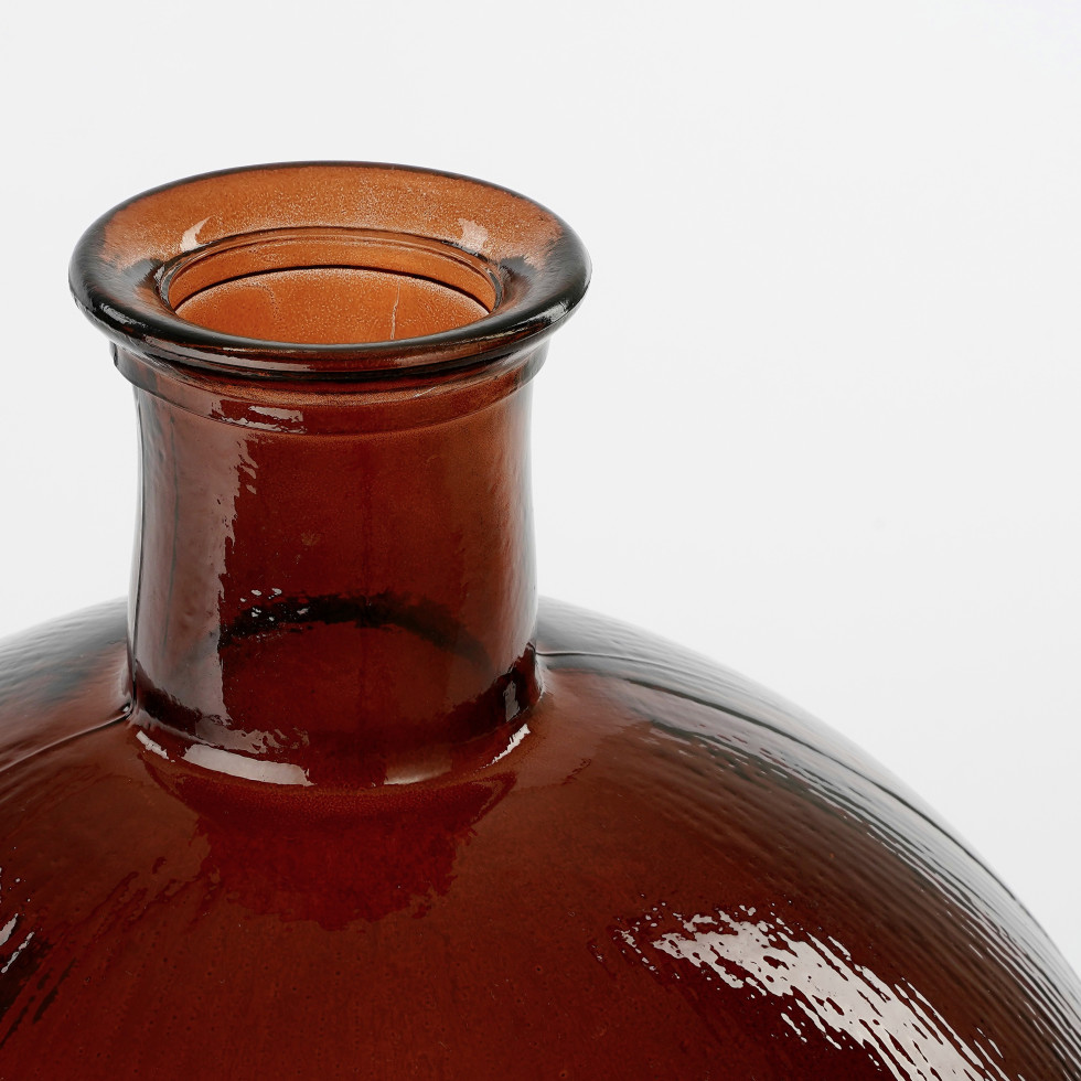 Mica Flasche Firenza dunkelbraun Recyeltes Glas Ø 34 x 42 cm kaufen ...