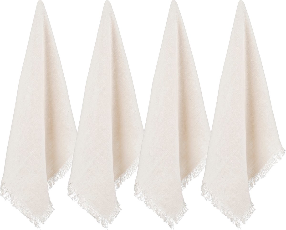 Mica Serviette Xavie off white 40 x 40 cm kaufen | Globus Baumarkt