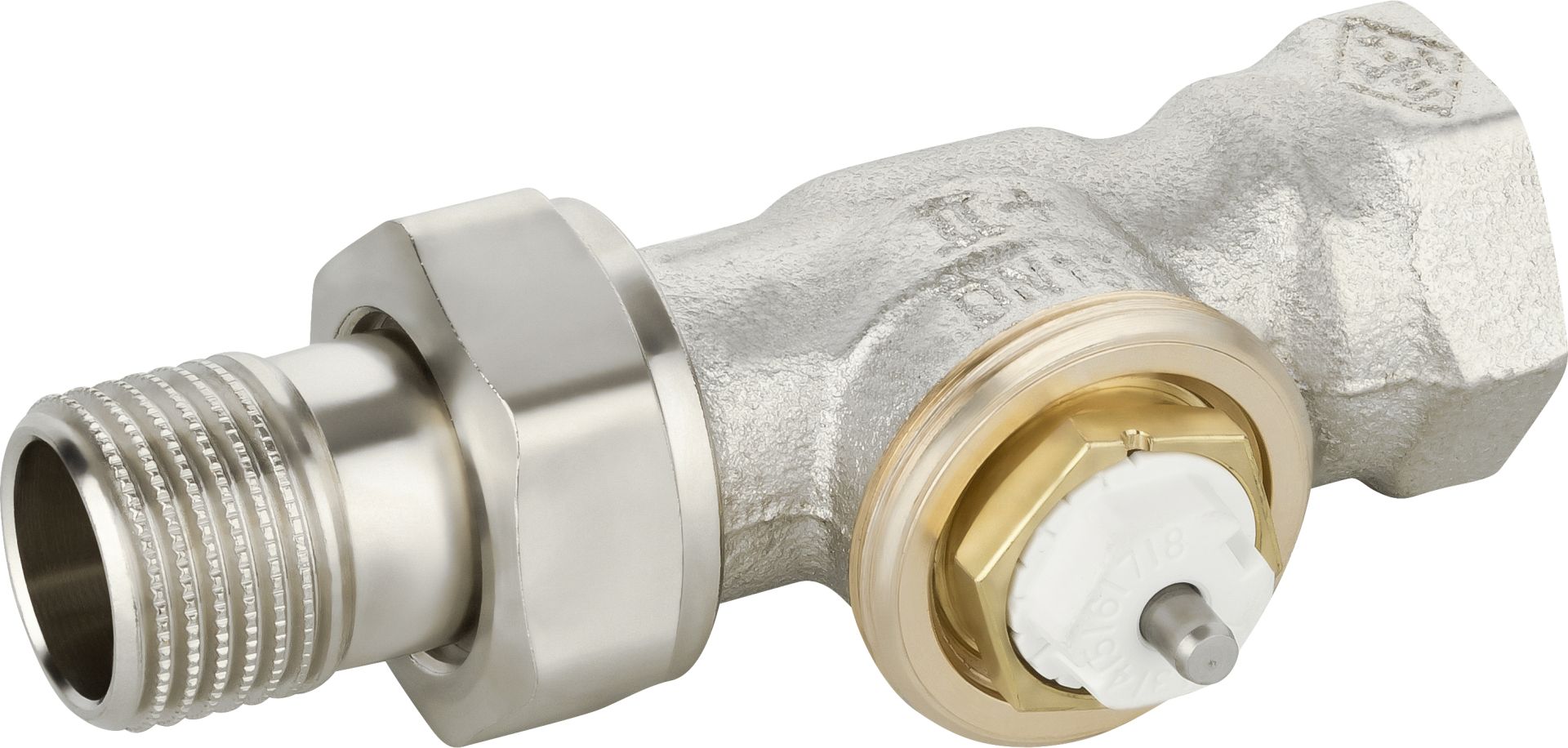 Heimeier Thermostatventil V-Exact II 1/2" Durchgang, vernickelt kaufen ...