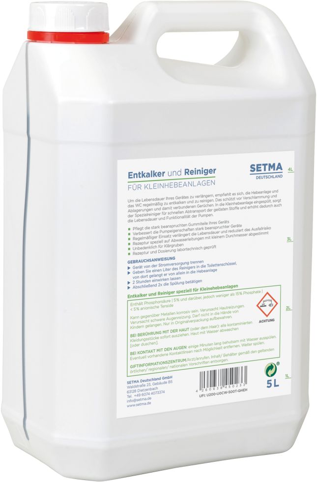 Setma Spezialreiniger und Entkalker für WC-Kleinhebeanlagen 5l kaufen ...