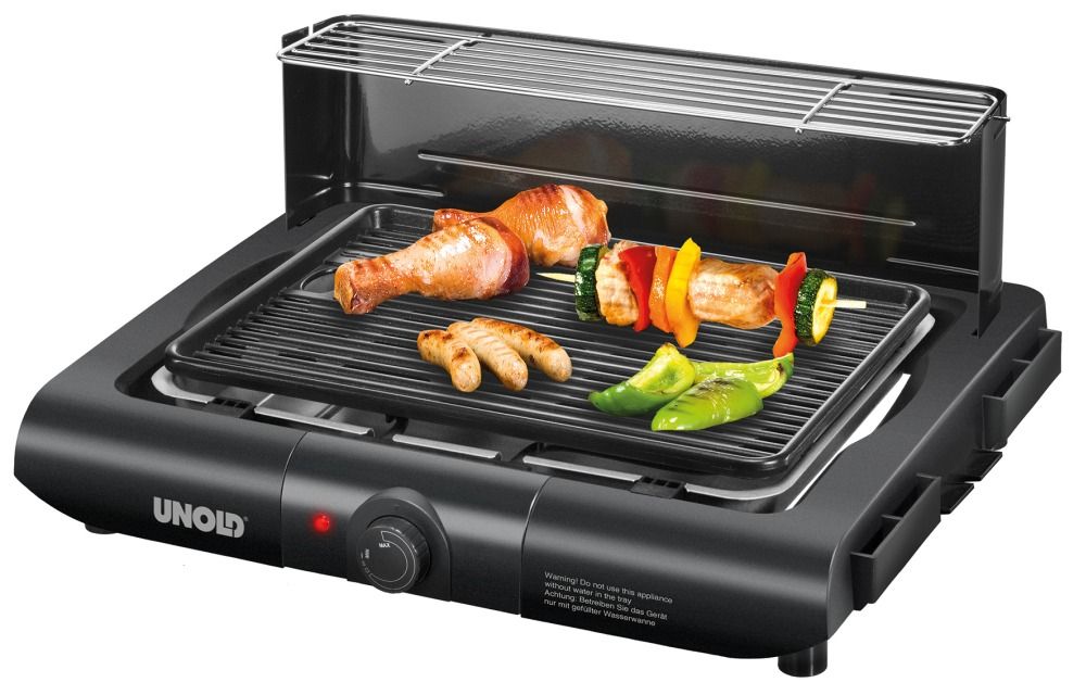 Unold Barbecue-Elektrogrill Vario 58565 schwarz, Standgrill, Tischgrill ...