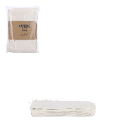 Mica Serviette Xavie off white 40 x 40 cm kaufen | Globus Baumarkt