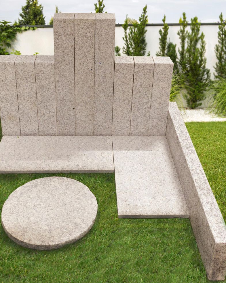 TrendLine Randstein Granit 100 x 16 x 6 cm grau kaufen | Globus Baumarkt