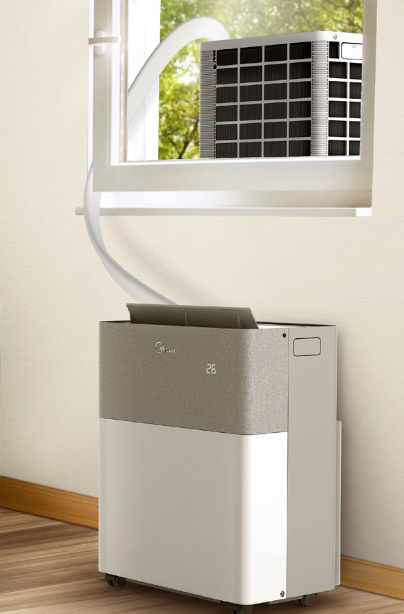 Midea PortaSplit mobile Split-Klimaanlage 12000 BTU Heiz-/Kühlfunktion ...