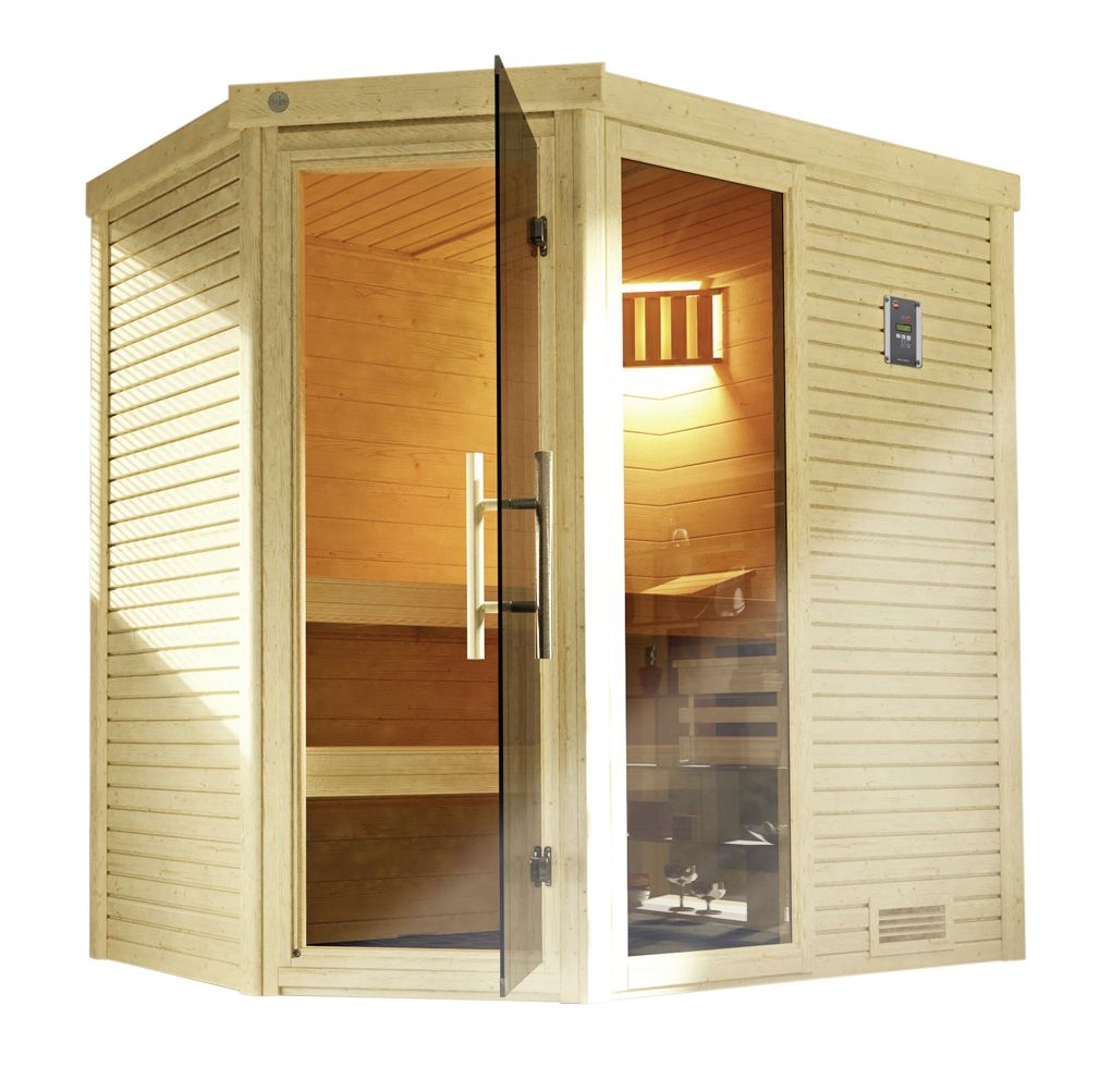 Weka Design-Sauna Cubilis Gr. 1 Sparset 7,5 kw OS kaufen | Globus Baumarkt