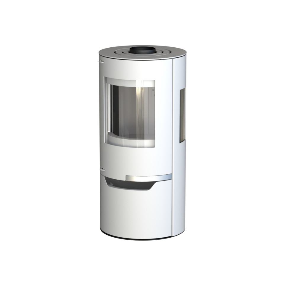 Thermia Kaminofen Hiron Trio Stahl weiß 6 kW kaufen | Globus Baumarkt