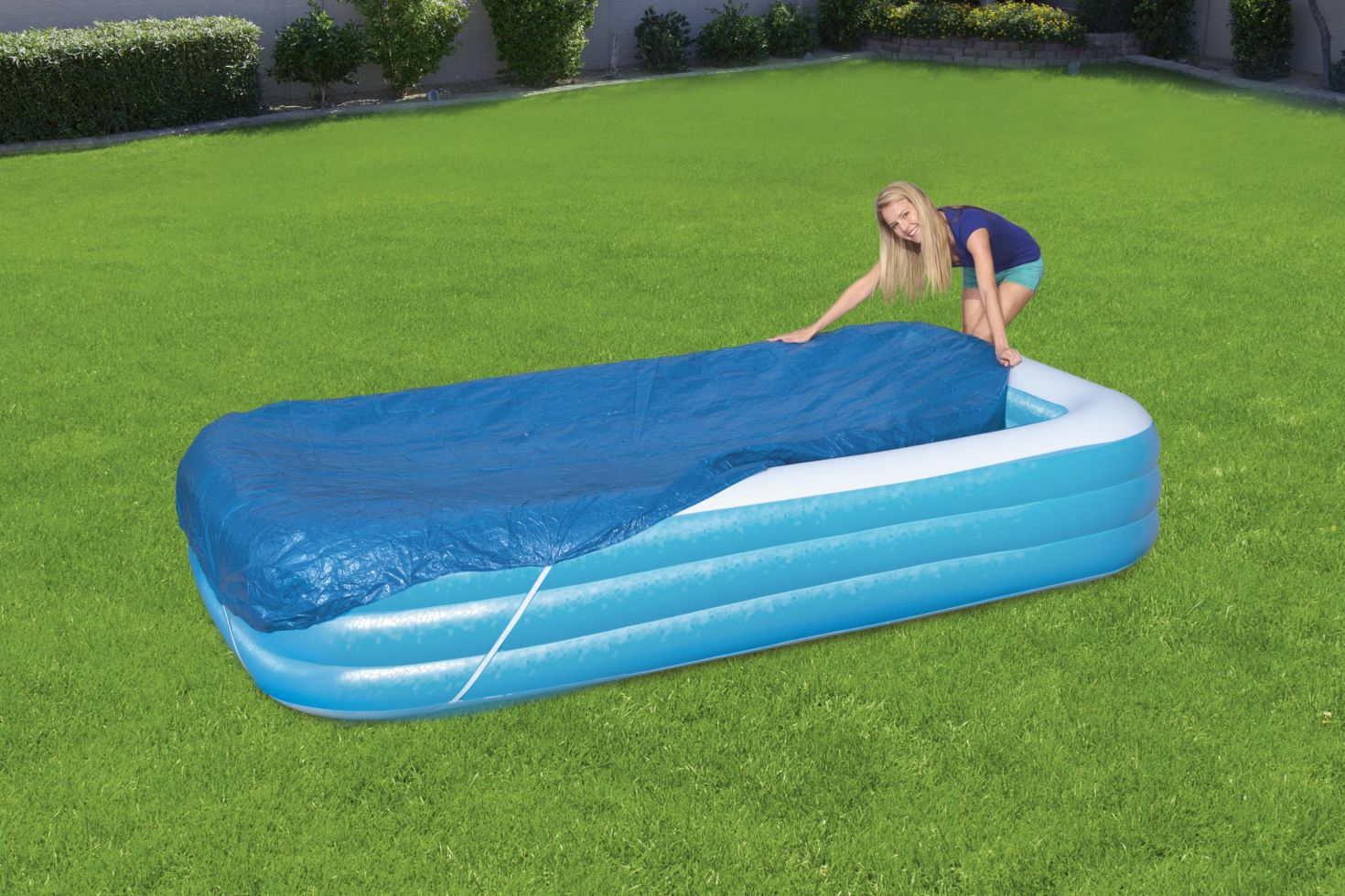 Bestway Poolabdeckung eckig 3 x 1,83 m kaufen | Globus Baumarkt